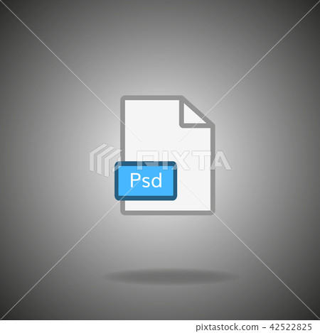psd icon. psd Format symbol. psd Vector sign - Stock Illustration ...