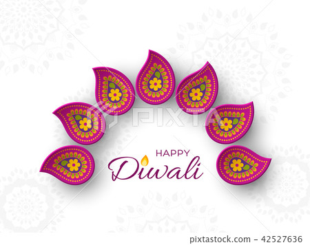 Diwali festival holiday design - Stock Illustration [42527636] - PIXTA