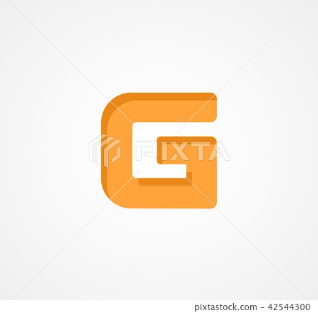 Letter G. Bold geometric font element. Modern...-插圖素材 [42544300] - PIXTA圖庫