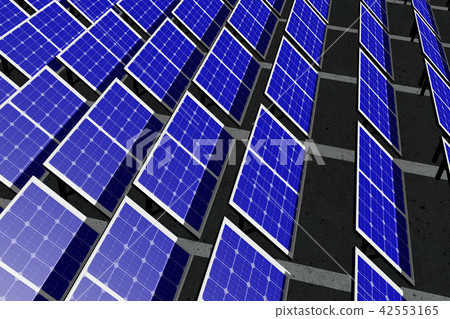 Illustration of a solar panel - Stock Illustration [42553165] - PIXTA