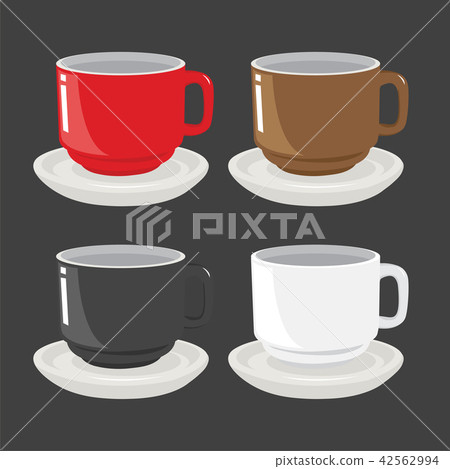 cup vector collection design - Stock Illustration [42562994] - PIXTA