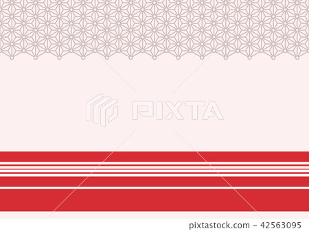 Hemp leaf round a (background material) - Stock Illustration [42563095 ...
