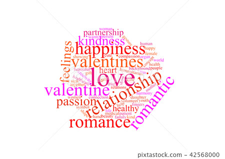 word cloud about love - Stock Illustration [42568000] - PIXTA