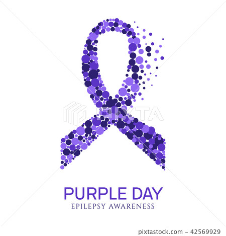 Purple day poster - Stock Illustration [42569929] - PIXTA