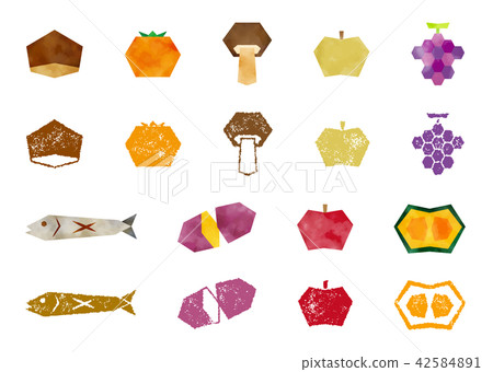 Pleasant taste of fall autumn & watercolor - Stock Illustration ...