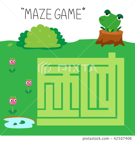 maze game vector design - Stock Illustration [42587406] - PIXTA