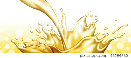 Splashing juice effect - Stock Illustration [42594780] - PIXTA