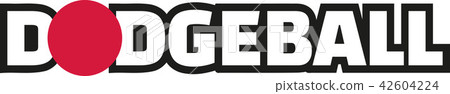 dodgeball_word_2c.eps - Stock Illustration [42604224] - PIXTA