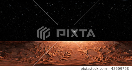 360 Equirectangular projection of Mars-插圖素材 [42609768] - PIXTA圖庫
