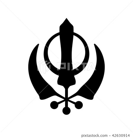 vector, Kirpans, curved - Stock Illustration [42630914] - PIXTA