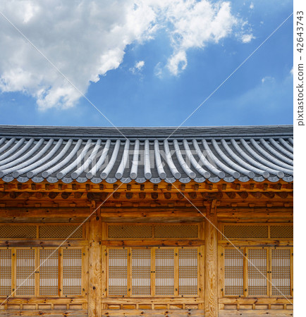 Hanok Background - Traditional house - Stock Photo [42643743] - PIXTA
