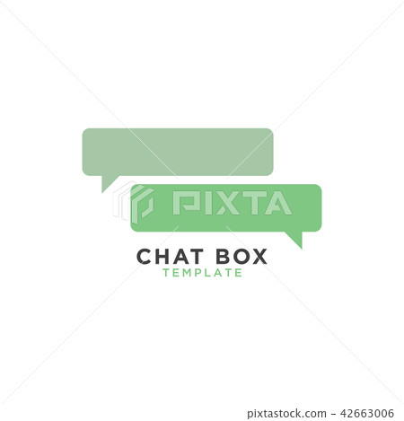 Chat box graphic template - Stock Illustration [42663006] - PIXTA