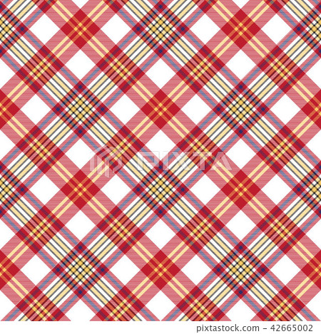 White red check seamless fabric texture - Stock Illustration [42665002 ...