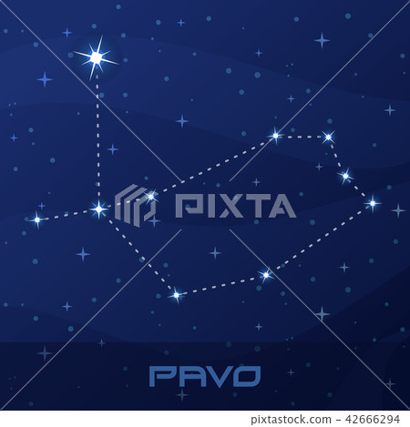 Pavo Constellation Premium Photo | Pavo Constellation Cluster Of Stars