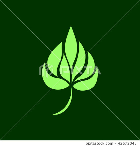 leaf tree flower floral logo icon symbol vector - Stock Illustration ...