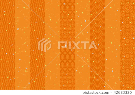 Orange Japanese style background Enter... - Stock Illustration ...