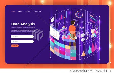 Illustrations flat design concept technology. - Stock Illustration ...