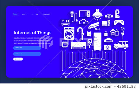 Illustrations flat design concept technology. - Stock Illustration ...