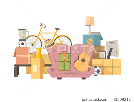 Moving boxes icon - Stock Illustration [42699212] - PIXTA
