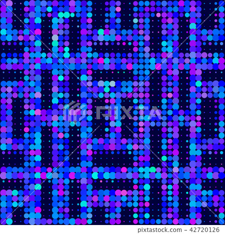 Abstract dotted ornament. Halftone style. Vector - Stock Illustration ...
