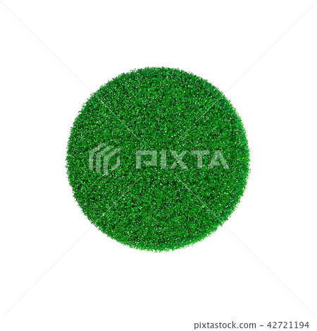 Patch of grass in form of circle. - Stock Illustration [42721194] - PIXTA