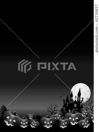 Halloween background material - Stock Illustration [42730657] - PIXTA