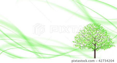Fresh green eccentric background - Stock Illustration [42734204] - PIXTA