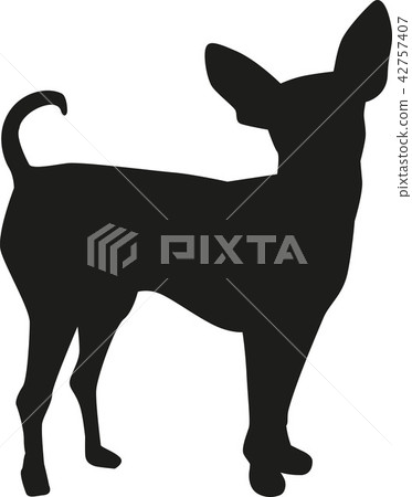 Prague ratter silhouette - Stock Illustration [42757407] - PIXTA