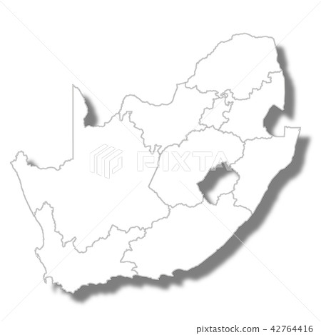 South Africa map icon - Stock Illustration [42764416] - PIXTA