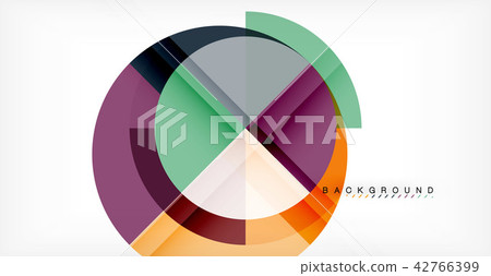 Vector circle abstract background - Stock Illustration [42766399] - PIXTA