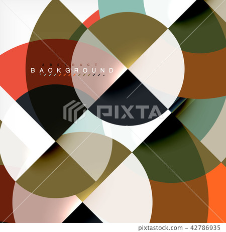 Minimal circle abstract background design,... - Stock Illustration ...