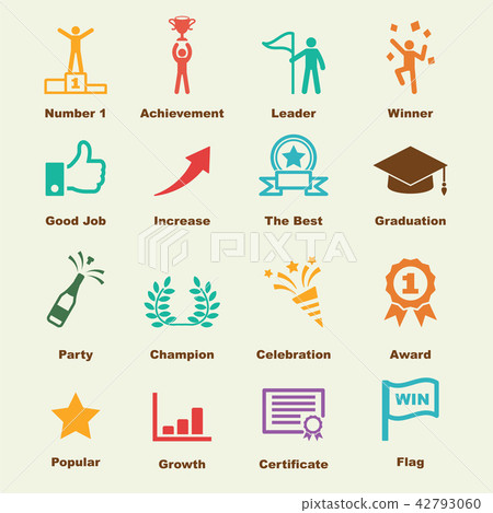success elements - Stock Illustration [42793060] - PIXTA