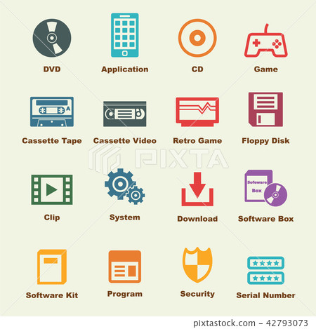 software elements - Stock Illustration [42793073] - PIXTA