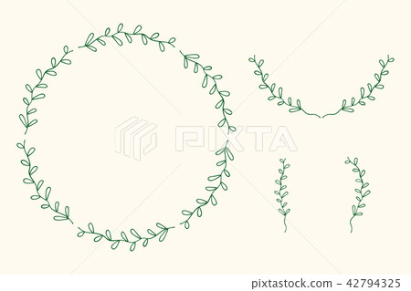 Frame Source, Plant Frame Design Vector... - Stock Illustration ...