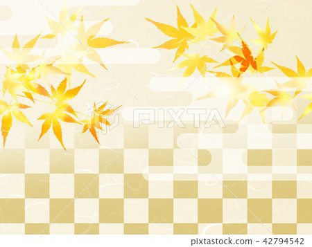 Autumn leaves Japanese style autumn leaves... - Stock Illustration ...