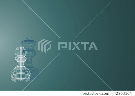business presentation background with chess piece - Stock Illustration ...