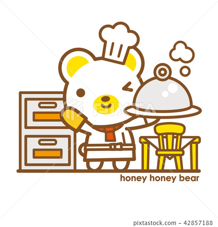 Honey Honey Bee cook - Stock Illustration [42857188] - PIXTA
