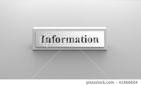 Information title White background - Stock Illustration [42866684] - PIXTA