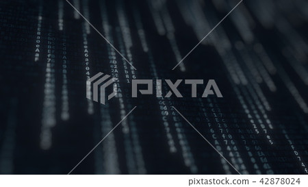 Flashing computer symbols on the screen. IT...-插圖素材 [42878024] - PIXTA圖庫