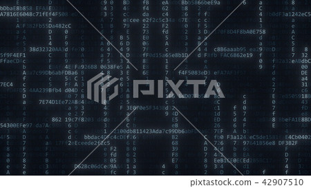 Code strings cross each other on computer... - Stock Illustration [42907510] - PIXTA