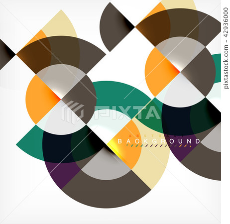 Minimal circle abstract background design,... - Stock Illustration ...