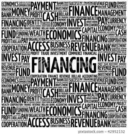 FINANCING word cloud - Stock Illustration [42952132] - PIXTA