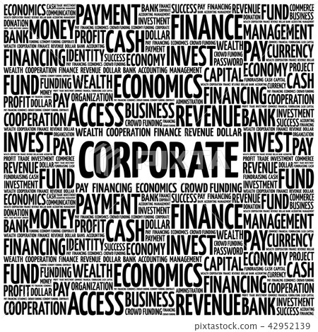 CORPORATE word cloud collage - Stock Illustration [42952139] - PIXTA