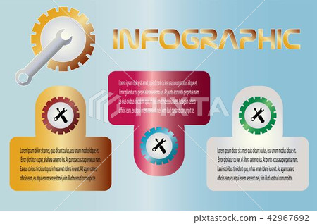 Mechanical Engineering Infographic design - Stock Illustration ...