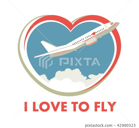 I love to fly - Stock Illustration [42980323] - PIXTA