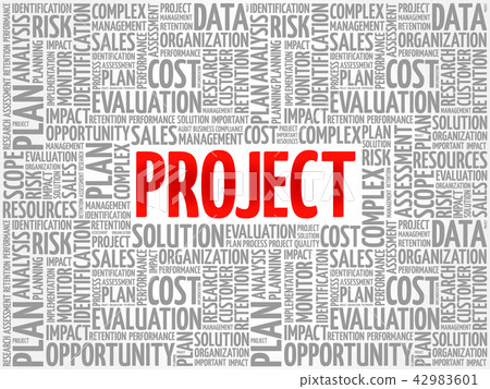 Project word cloud - Stock Illustration [42983601] - PIXTA