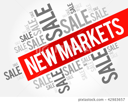 New Markets words cloud - Stock Illustration [42983657] - PIXTA
