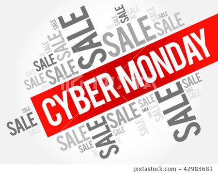 Cyber Monday words cloud - Stock Illustration [42983681] - PIXTA