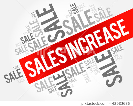 Sales Increase words cloud - Stock Illustration [42983686] - PIXTA