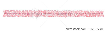 Ruffle line material Clothing decoration Cute... - Stock Illustration ...